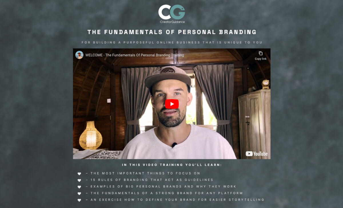 The Fundamentals Of Personal Branding